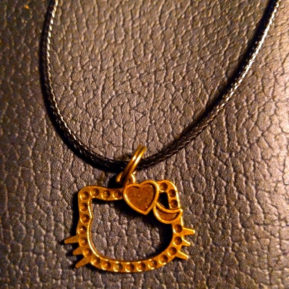 Hand Crafted | Jewelry | Hello Kitty Face Pendent Cooper Bronze Color ...